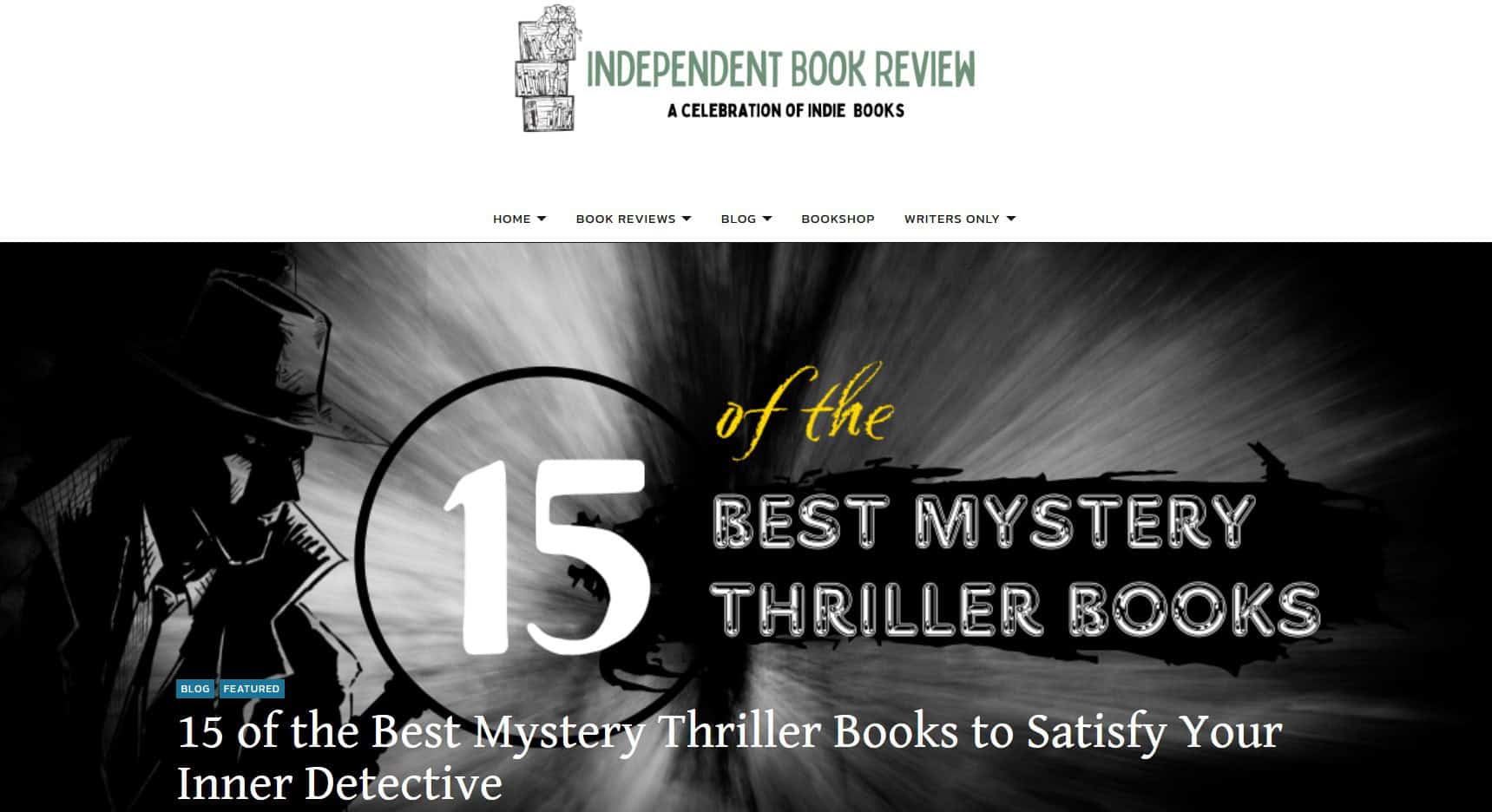 From Sweetgrass Bridge named #4 in the 15 Best Mystery Thriller Books: Independent Book Review ...